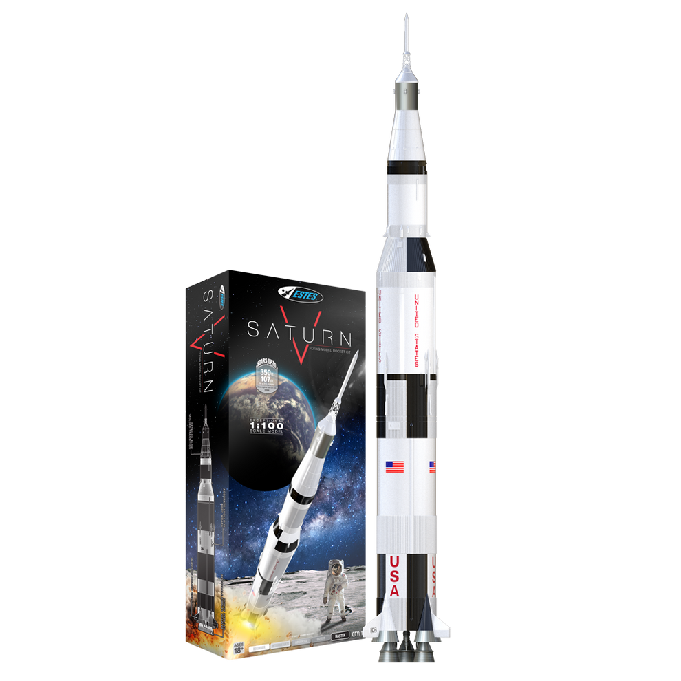 Saturn V Model Rocket Kit for STEM Programs - Master Level 1:100 Scale ...