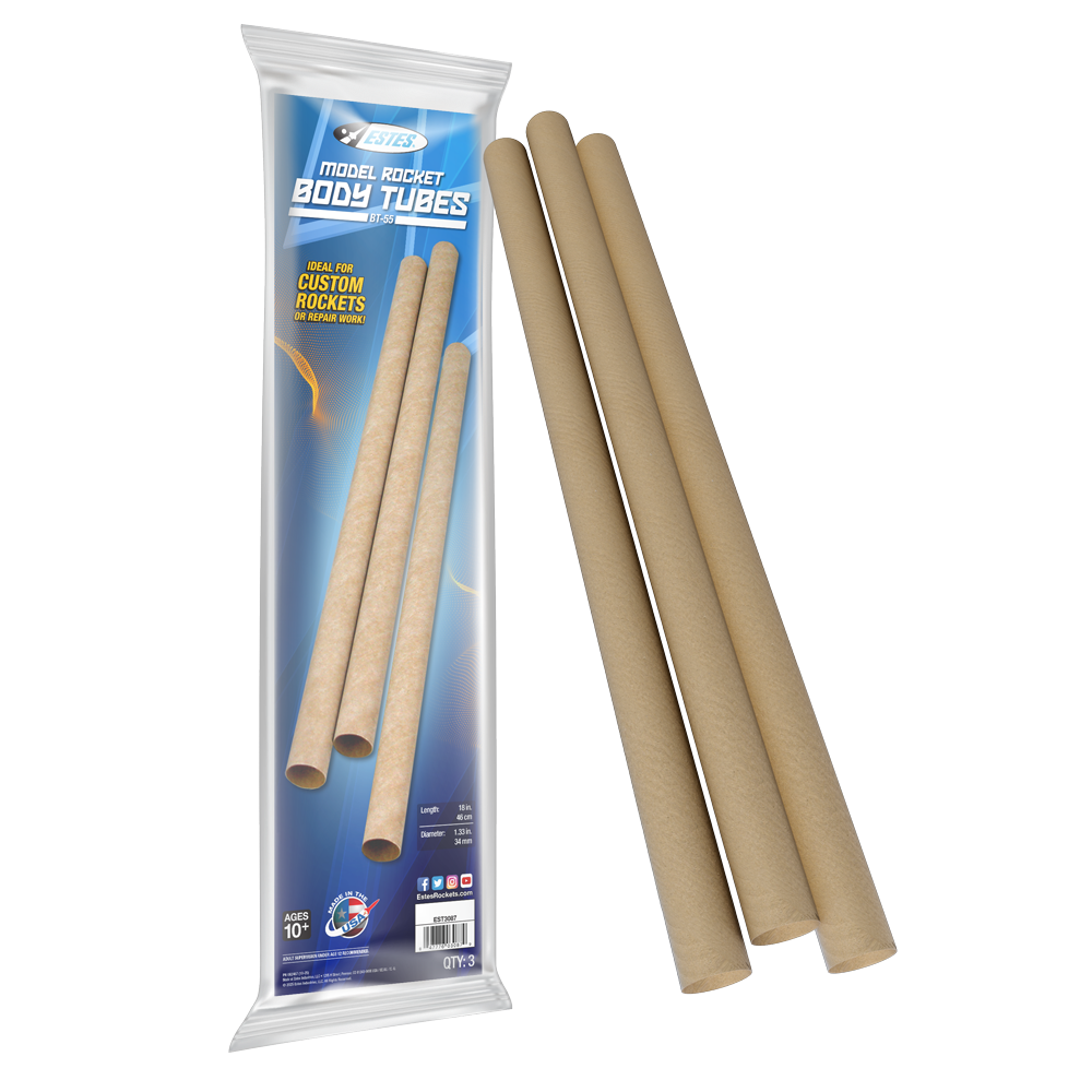 BT-50 Model Rocket Body Tubes | Estes Education