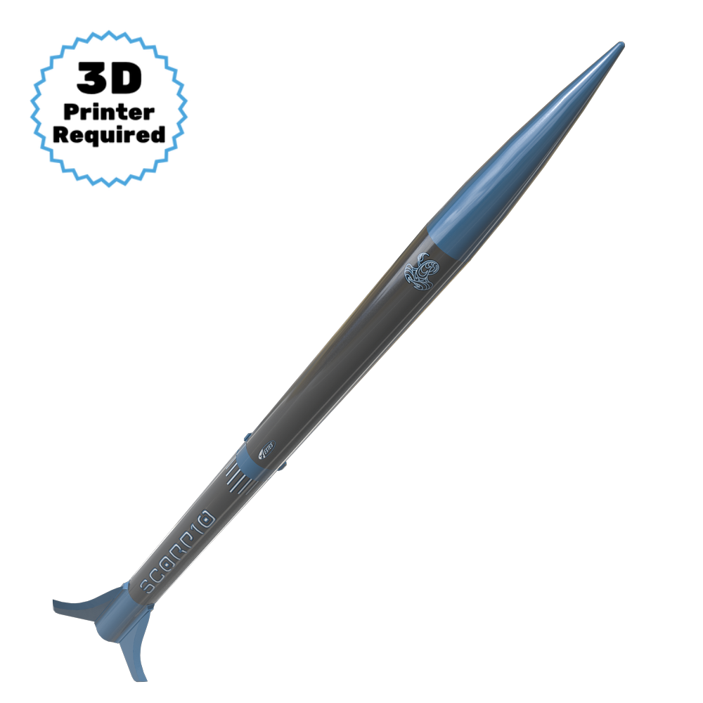 Scorpio 3D Rocket Kit for STEM Programs - 3D Print and Launch – Estes ...