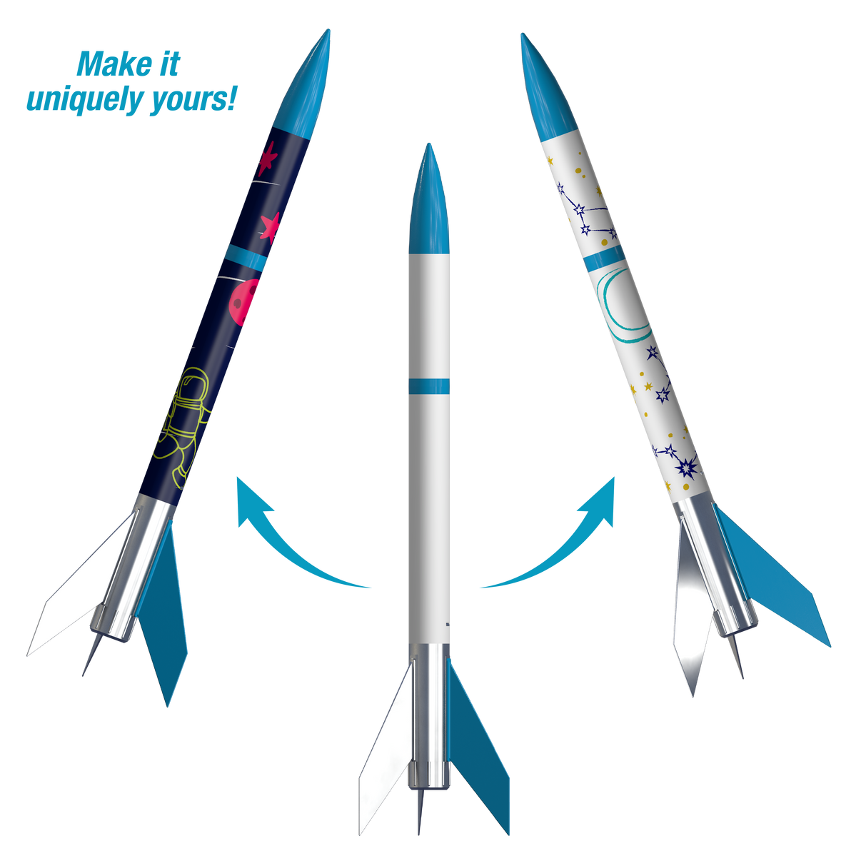 Cosmic Cargo® Bulk Pack | 12 Model Rocket Kits for STEM Learning ...
